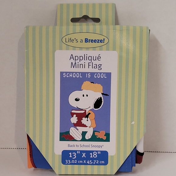 life's a breeze | Other | Peanuts Snoopy Garden Flag | Poshmark